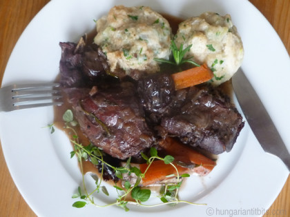 Wild Rabbit Braised in Red Wine, Herbs & Prunes – Hungarian Tidbits